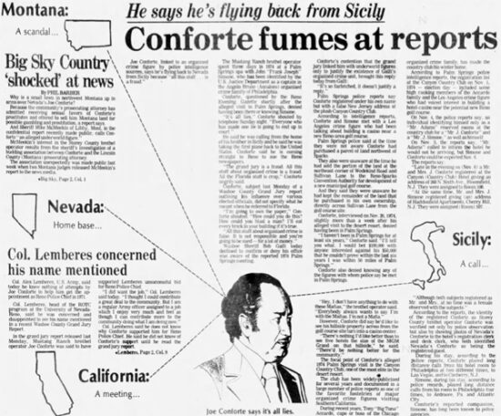 Events - The Conforte Underworld